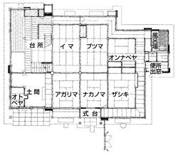 The Floor Plan For An Apartment Building In Japan With Several Rooms