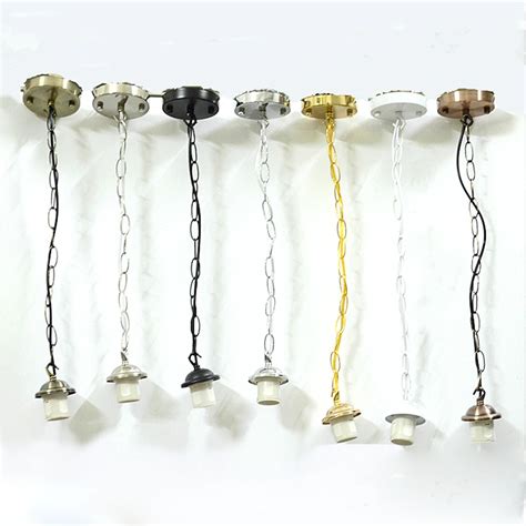 빈티지 펜던트 조명 220v E27 E26 램프 홀더 소켓 천장 로즈 체인 펜던트 샹들리에 조명 레트로 스크류 피팅베이스램프 베이스 Aliexpress