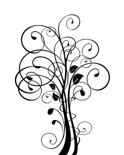 Tree Vector Stock Vector Illustration Of Ornament Element 6959198