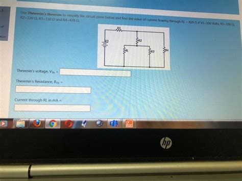 Solved Use Thevenin S Theorem To Simplify The Circuit Given Chegg