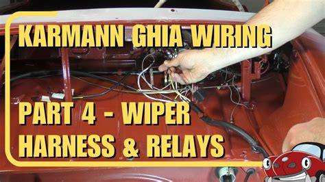 Karmann Ghia Wiring Part 4 Wiper Harness Turn Signal And Flash To