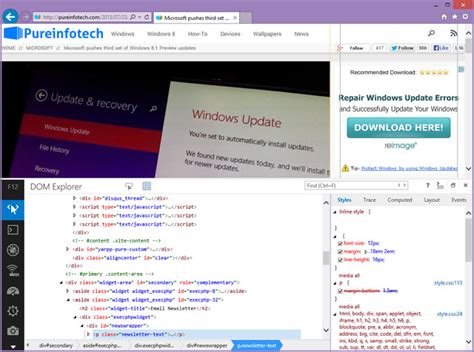 Windows 81 Guide Discovering Internet Explorer 11 New Features • Pureinfotech