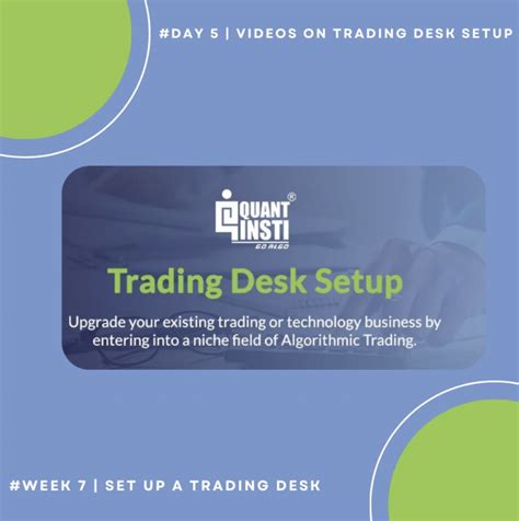 Quantinsti On Linkedin Tradingdesk Algotrading Quantitativefinance Financialmarkets