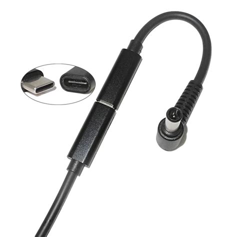 Dc 전원 잭 커넥터 노트북 충전기 케이블 코드 Usb C타입