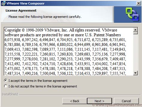 Installing VMware View 4 Composer