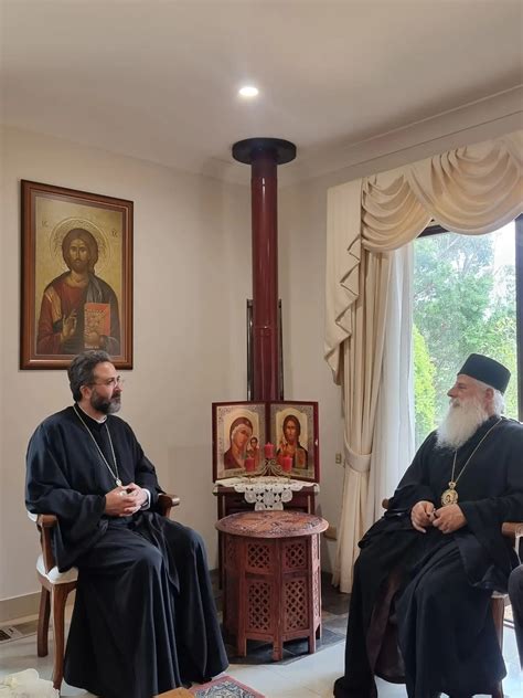 Средба на Митрополитот г Петар со Архиерејот на Антиохиската Архиепископија за Австралија Нов