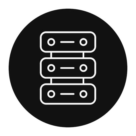 Premium Vector Database Vector Illustration