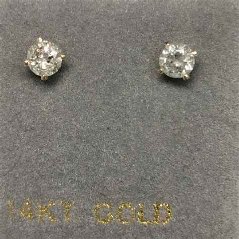 14k 2 Diamond024ct Earrings