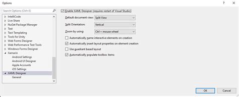 Unable To View Xaml Design View While Using Xamarin After Updating To