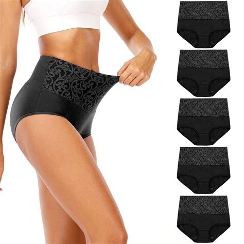 Cathalem Womens Underwear Tummy Control Brief Womens Full Cut Fit