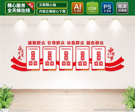 组织架构设计图 展板模板 广告设计 设计图库 昵图网
