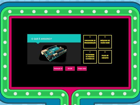 Arduino Day 2023 Curiosidades Gameshow Quiz