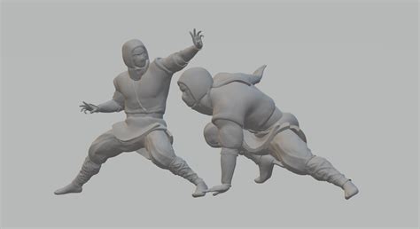 Free Stl File Pack Of Ninjas 👨 ・model To Download And 3d Print・cults