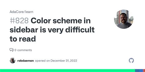 Color Scheme In Sidebar Is Very Difficult To Read Issue AdaCore Learn GitHub
