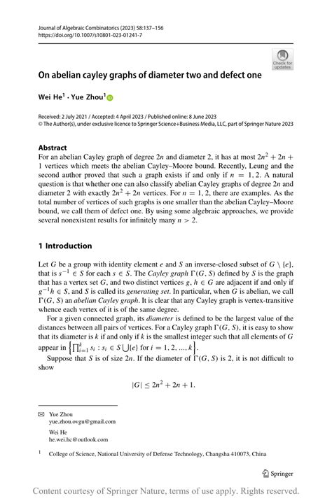 On Abelian Cayley Graphs Of Diameter Two And Defect One