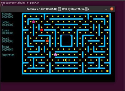 How To Install Pacman Game On Ubuntu 2004 Lts Focal Fossa Cyberithub