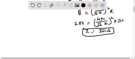 Solved A Resistor With R 310 Ω And An Inductor Are Connected In Series Across An Ac Source