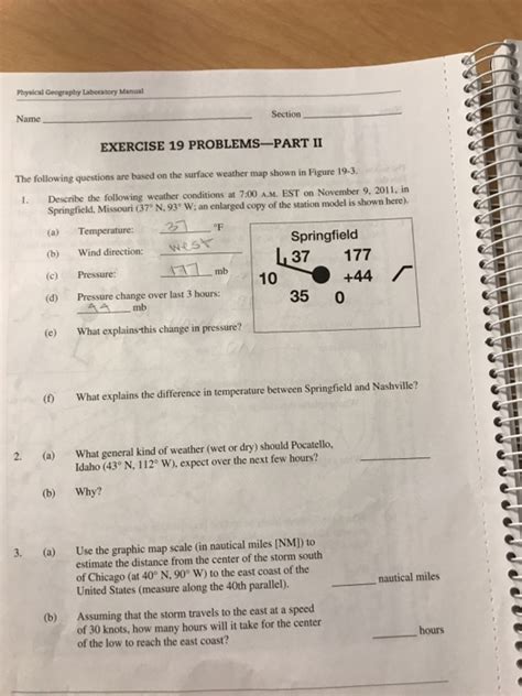 Solved Exercise 19 Problems Part Re 19 3 The Following
