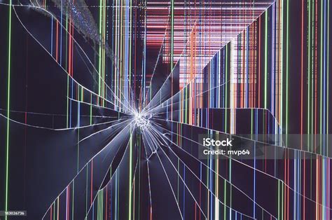 균열 Lcd 화면 금이 간에 대한 스톡 사진 및 기타 이미지 금이 간 텔레비전 컴퓨터 모니터 Istock