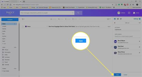 How To Create A Mailing List In Yahoo Mail