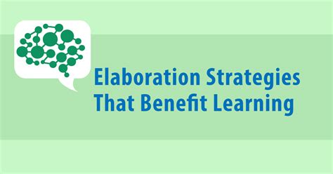 Elaboration Strategies Benefit Learning Connecting To Prior Knowledge