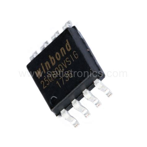 winbond w25q80dvssig sop 8 spi flash memory satistronics