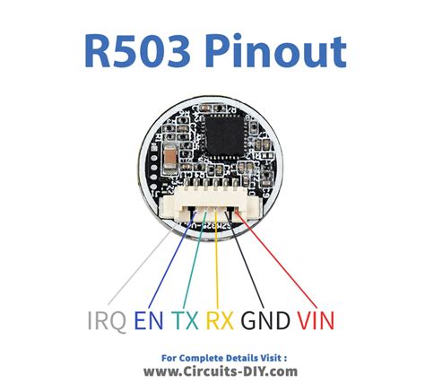 R503 Capacitive Fingerprint Scanner Round Fingerprint Sensor