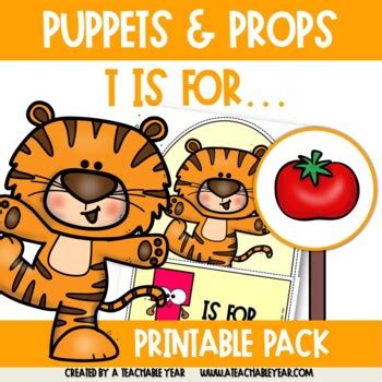 T Is For Puppets And Props By A Teachable Year TPT