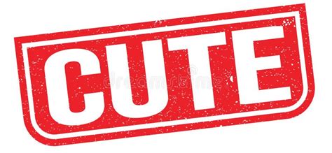 Cute Text Written On Red Stamp Sign Stock Illustration Illustration Of Sign Logo 262607585