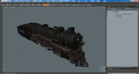 3d Vintage Steam Locomotive Atsf 3415 Model Turbosquid 2205492