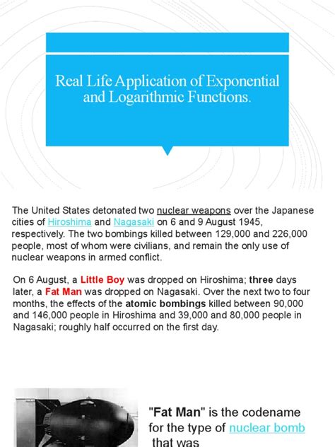 Lesson 10 Real Life Application Of Exponential And Logarithmic Functions Download Free Pdf