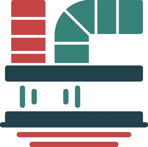Ductwork Glyph Two Color Icon 39518138 Vector Art At Vecteezy