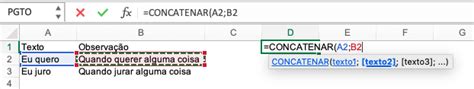 Concatenar O Que Como Usar Para Que Serve A Fun O No Excel