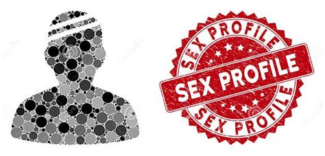 Mozaïekpatiënt Met Sex Profiel Voor Noodsituaties Stock Illustratie