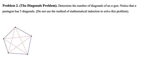 Solved Problem 2 The Diagonals Problem Determine The Chegg Com