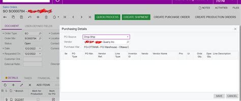 Can You Link An SO Line To An Already Created Drop Ship PO Community
