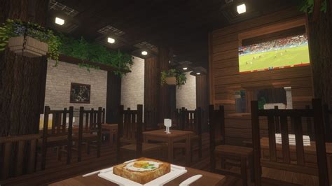 Minecraft Pubbar Interior Design Minecraft Map