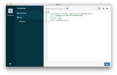 rethinkdb data management made easy with reqlpro admin gui
