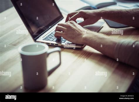 Male Typing Hi Res Stock Photography And Images Alamy