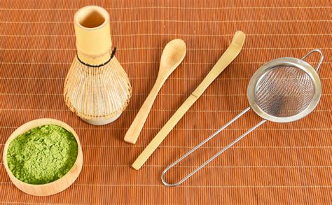 Japanese Matcha Whisk Set Bamboo Whiskmatcha Sifter And