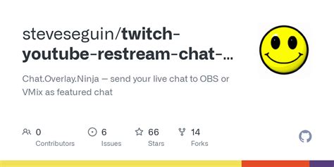 GitHub Steveseguin Twitch Youtube Restream Chat Overlay Chat Overlay Ninja Send Your Live