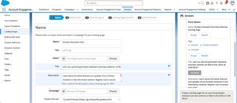 How Einstein Assistant For Account Engagement Works The Spot