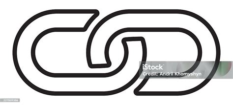 상호 연결된 체인 링크의 간단한 선 그리기로 연결 보안 또는 네트워킹과 같은 개념을 전달합니다 웹 디자인 아이콘 그래픽에 사용할 수 있는 깨끗하고 다재다능합니다 0명에 대한