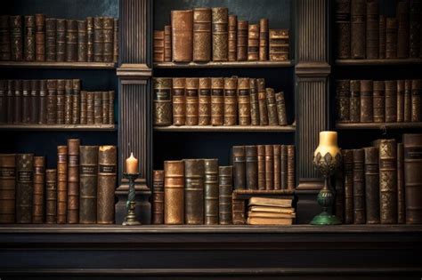 premium ai image old library generate ai