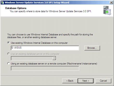 How To Move WSUS 3 0 To A New Server Crammy S Blog