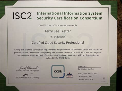 Excited To Report That I Passed The Ccsp Certification From Isc2 My First Certification Test