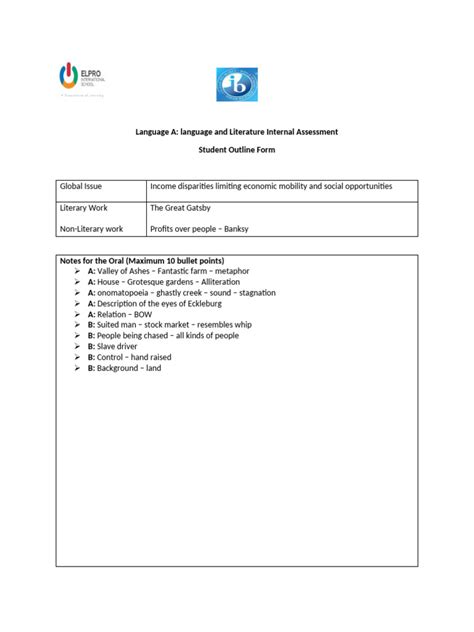 Io Outline Form Pdf