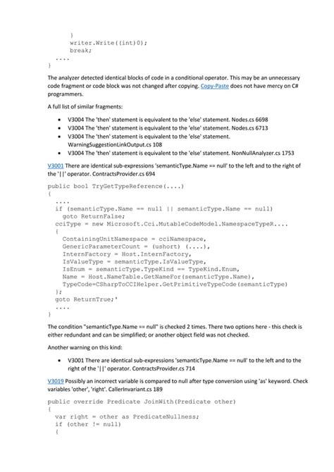 Analysis Of Microsoft Code Contracts Pdf