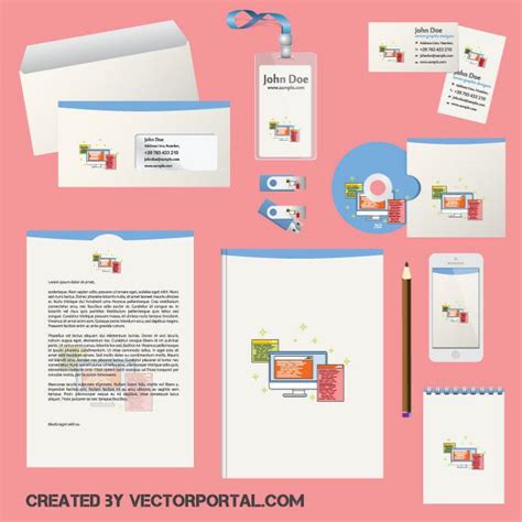 Programmer Stationery Templates Royalty Free Stock Vector Images And Clip Art