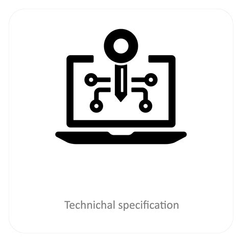 Technical Specification And Gdpr Icon Concept 25903256 Vector Art At Vecteezy